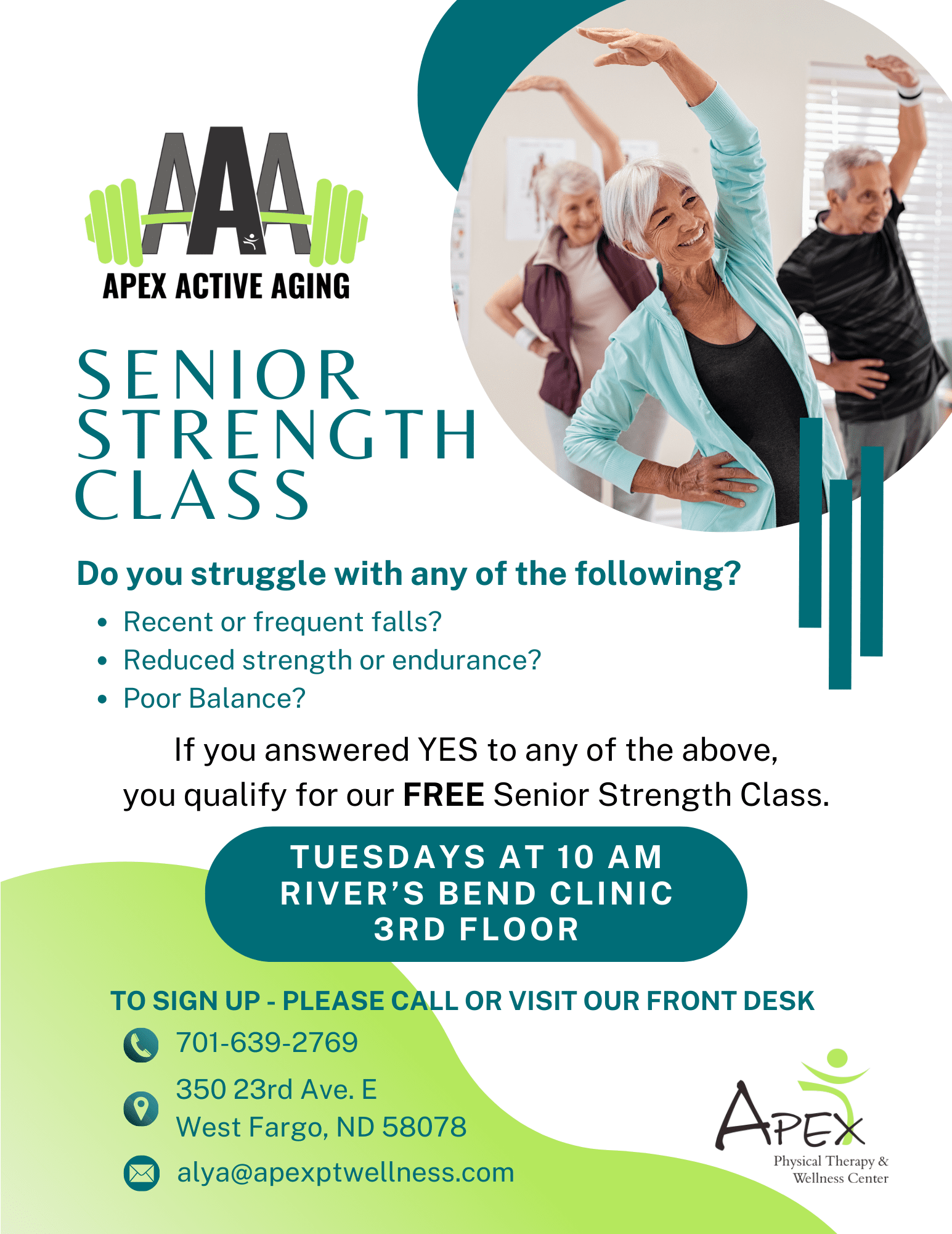 Senior Strength Class - Apex Physical Therapy & Wellness
